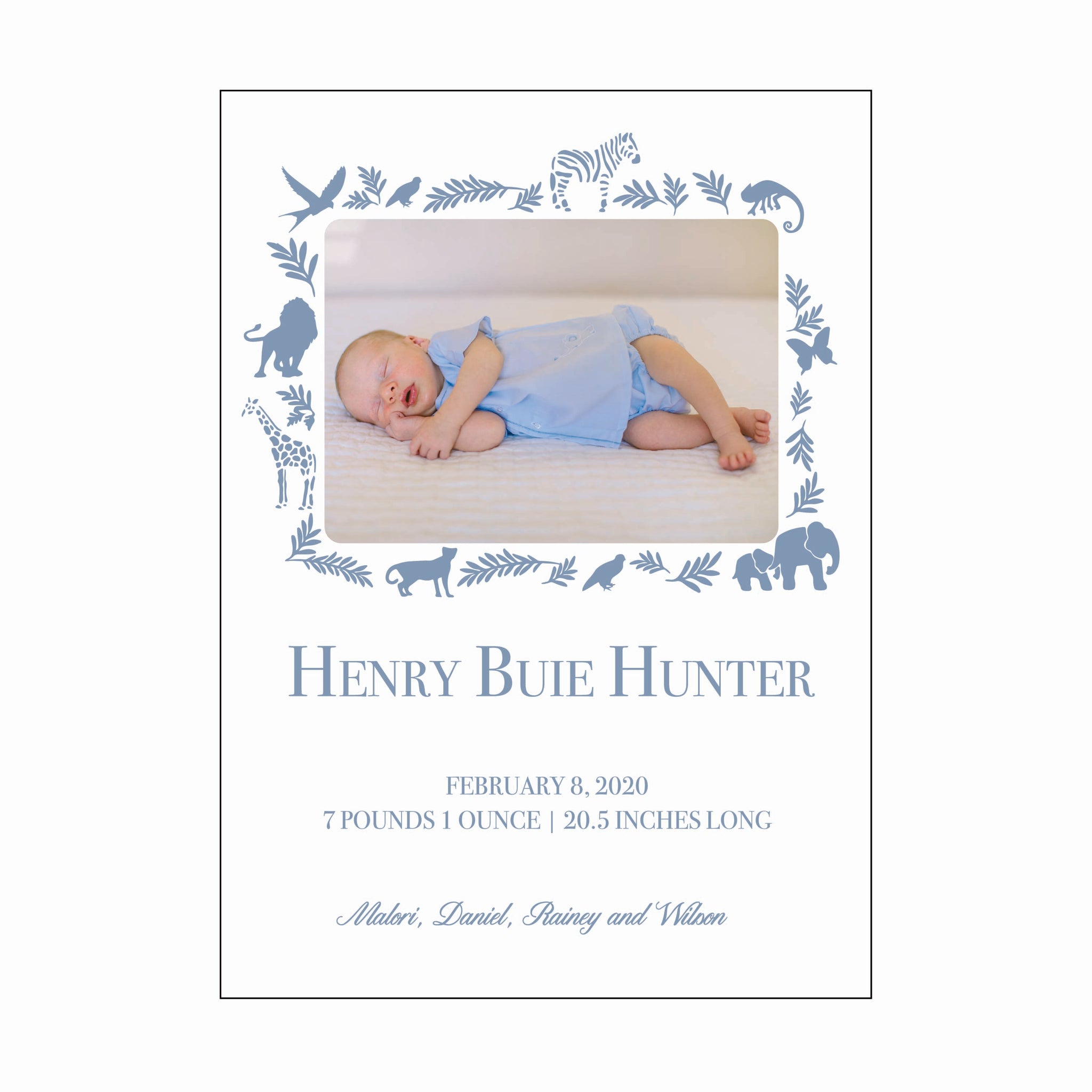 hunter | birth announcement – The Essential Market