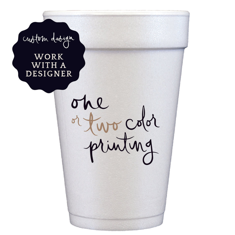 styrofoam cups / work with a designer – The Essential Market