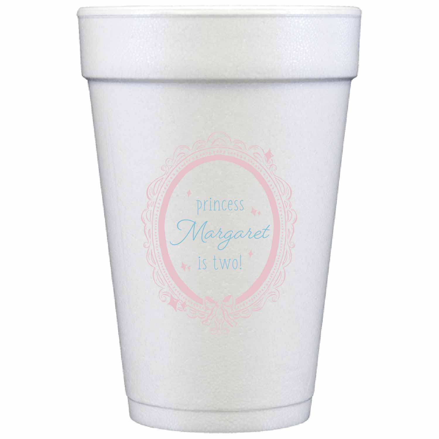 princess personalized styrofoam cups – The Essential Market